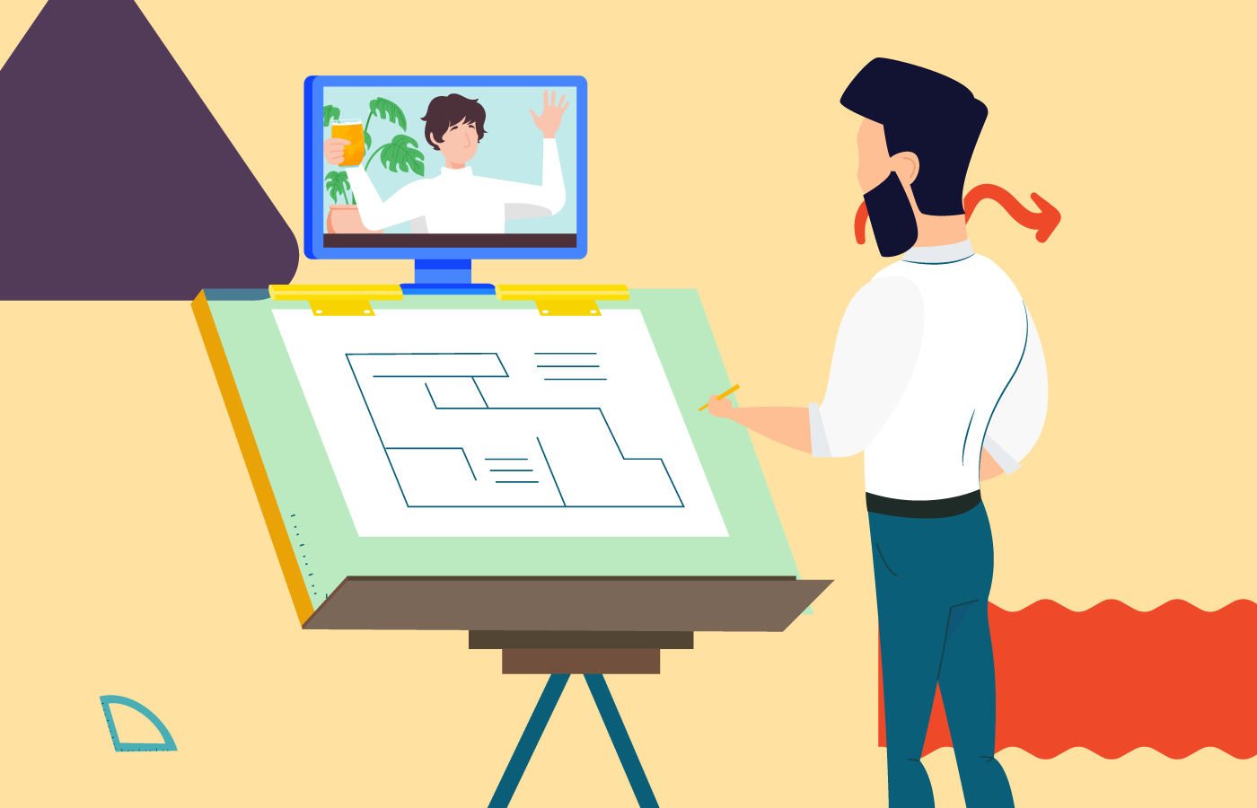 What remote working for architects looks like? - Sorry, I was on Mute